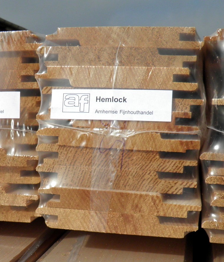 Hemlock schroten - sauna hout